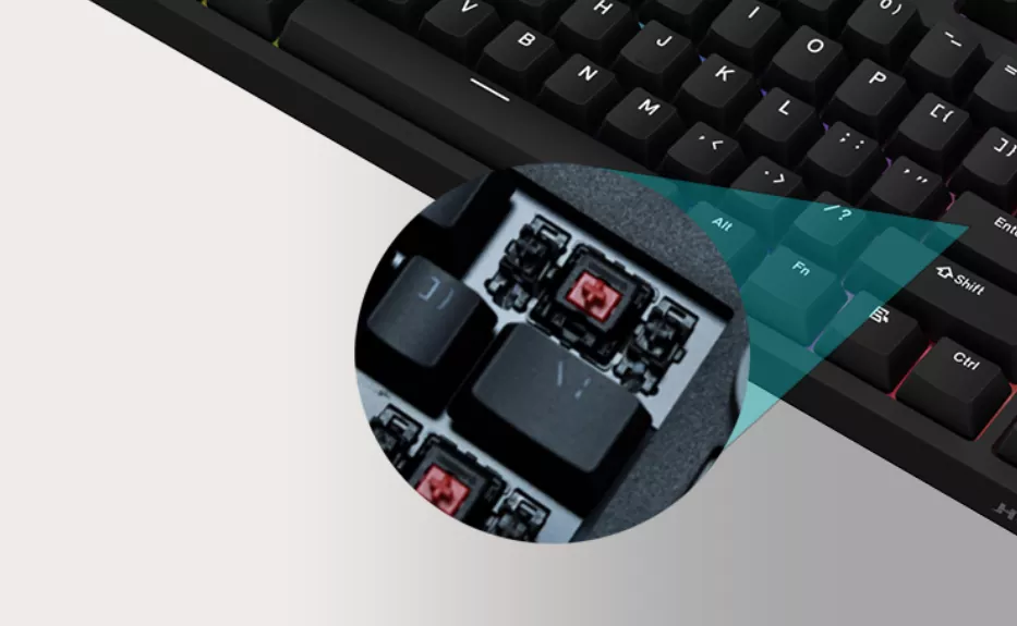HC871 Mechanical Keyboard, 80% Layout, (Wired), Full-key Hot-swappable ...