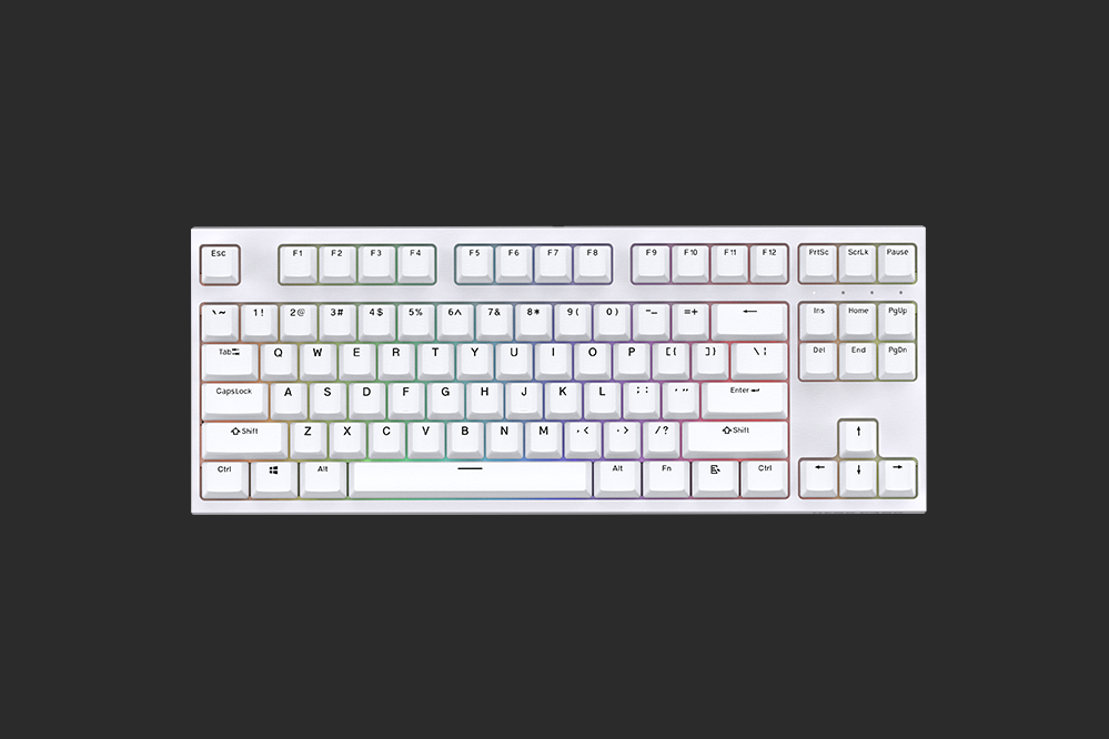 HC871 Mechanical Keyboard, 80% Layout, (Wired), Full-key Hot-swappable ...